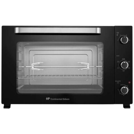 Continental Edison CEMF80B Minibackofen schwarz 75 Liter