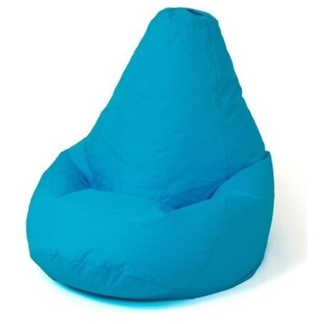 Sitzsack Pouf PEAR blau L 105x80