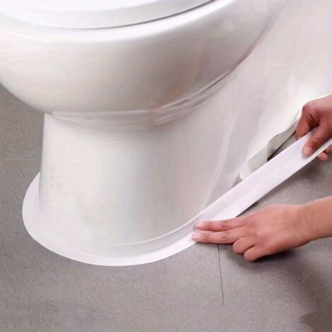 2 rouleaux de ruban de calfeutrage blanc, 3,8 cm x 5 m, mastic d ...