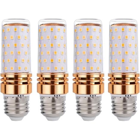Lot de 4 Ampoules LED E27 Maïs 16W, Équivalent 100W Incandescence ...
