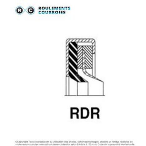 Joint racleur hydraulique RDR-680-14X27,05X7,14 pour vérin industriel ...