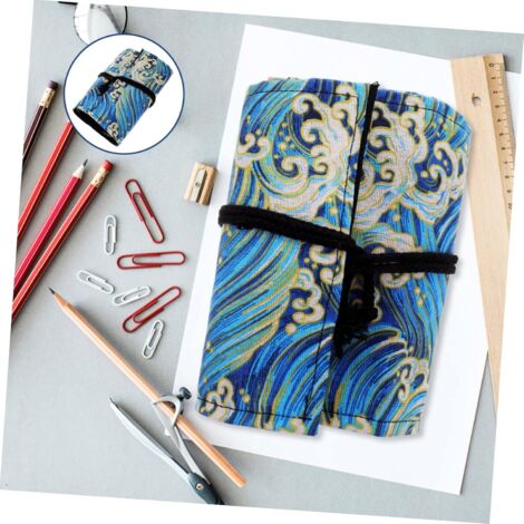 Crayons Enroulable Sac De Rangement pour Crayons Rouleau