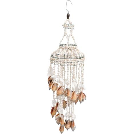Carillon extérieur coquillages cloche suspendue déco zen balcon ...