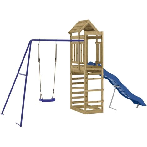 Parque infantil de exterior madera de pino impregnada - Parque infantil ...