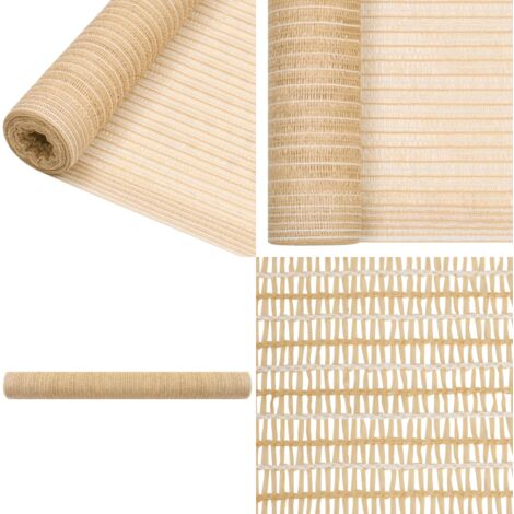 Rete per Privacy Beige 2x25 m in HDPE 150 g/m² - Rete da giardino ...
