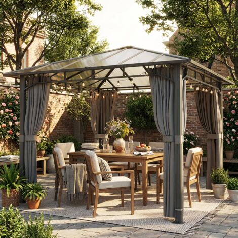 Pavillon Mit Polycarbonat Dach