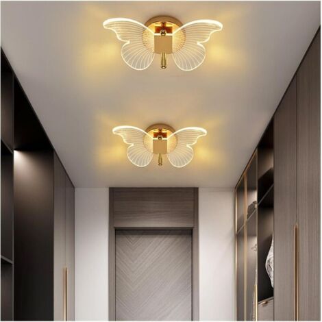 papillon Applique murale LED papillon, luminaire décoratif d'intérieur ...