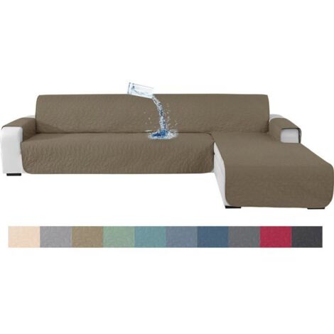 Housse canapé d'angle anti tache protection salon imperméable lavable ...