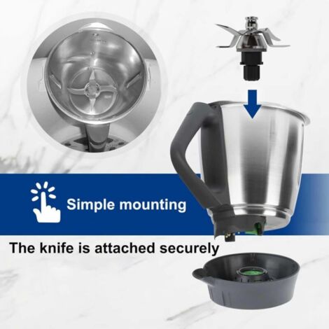 Couteau de rechange en acier inoxydable pour robot Thermomix TM31 ...