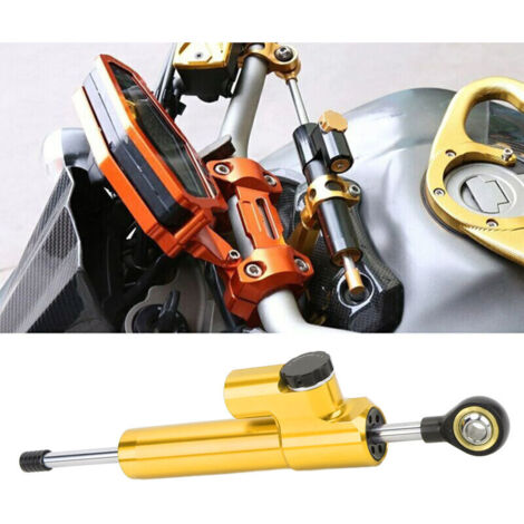 Stabilisateur de moto universel dore pour conduite sportive et circuit ...