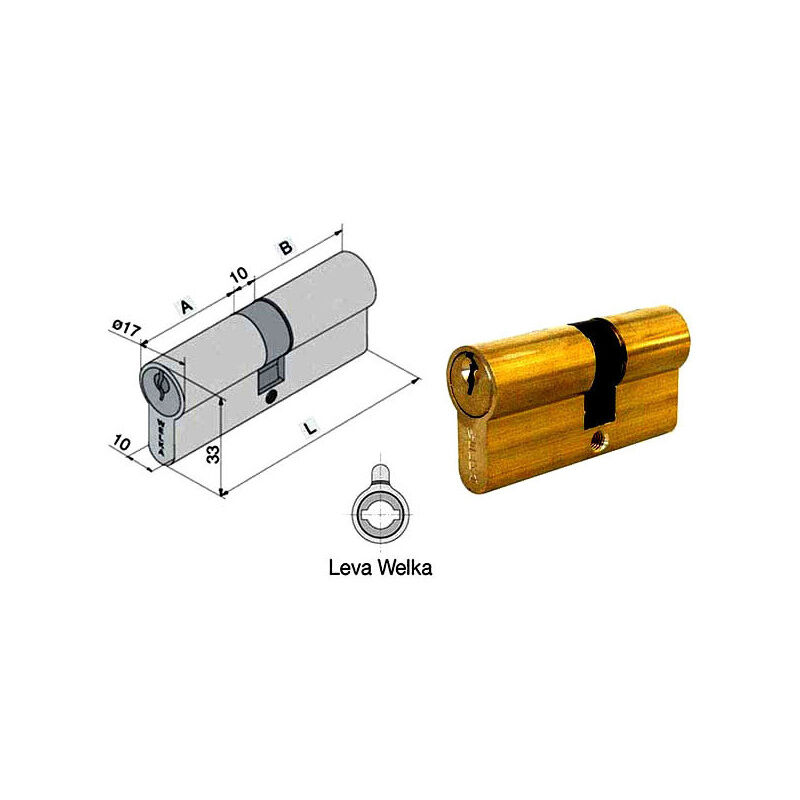 Cilindro Infilare 54-22-22 600.22.22 Welka