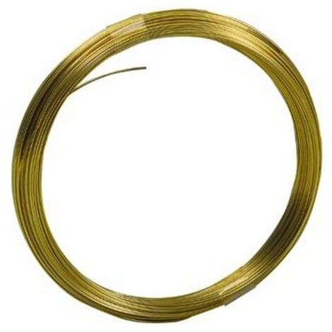 Filo per Fiori Ottone Cotto 20 Matasse Da Gr.50 Mm. 0,6