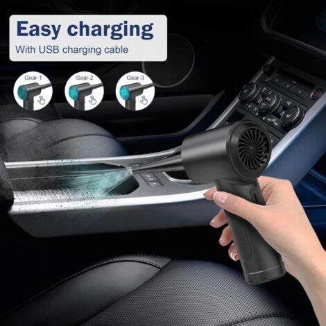 Bombe air sec informatique rechargeable dépoussiéreur voiture 3 ...