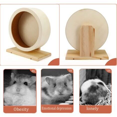 Roue Hamster, Roue Hamster Silencieux Roue Bois Hamster Roue pour ...