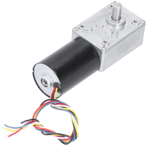 Moteur à engrenage sans balais 160RPM, réducteur à vis sans fin haute ...