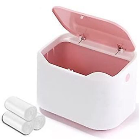 Poubelle de table pour cuisine et voiture mini vide-poche blanc 1.5L ...