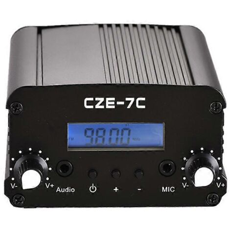 Émetteur FM CZE-7C 7W mini station radio pour drive-in et églises ...
