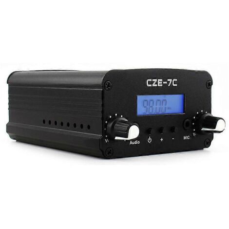 Émetteur FM CZE-7C 7W mini station radio pour drive-in et églises ...