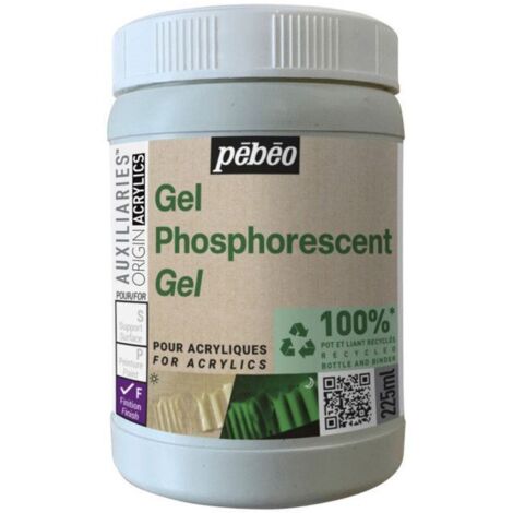 Gel Phosphorescent Pébéo Studio Green - 225 ml