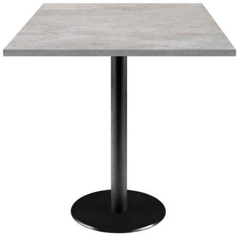 Table 70 x 70 cm - modèle Rome béton naturel