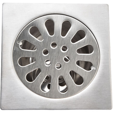Shower Drain Square Shape Adjustable Tile Insertion Floor Drain Channel ...