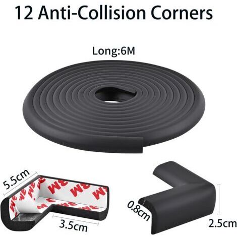 Mousse securite bebe couverture totale 6 m avec 12 angles en L ...