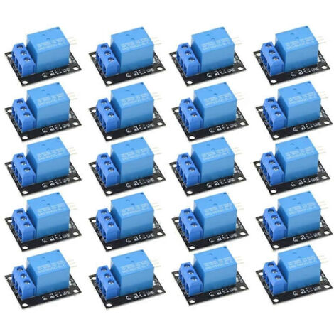 20 modules relais 5 V KY-019, module relais 1 canal, carte d'extension ...