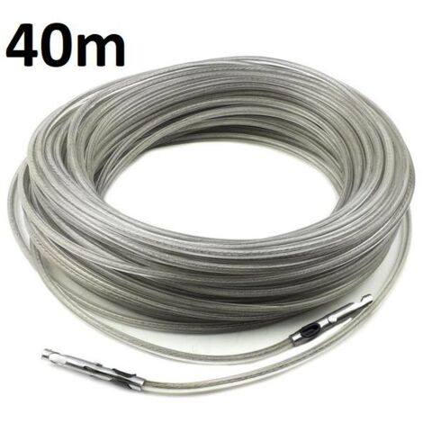 Cable sellado / lona a medida, longitud 40 metros