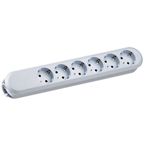 BACHMANN SMART 6xCEE7/3 blanc sans câble d'alimentation, 381.246K