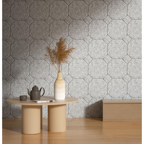 Plaques acoustiques haute densité autocollantes anti-bruit gris x12 ...