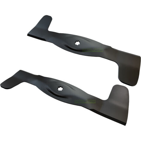 Paire de lames pour tracteur tondeuse Sabo 92H et John Deere X117R ...