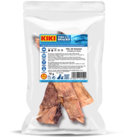Kiki Fish Snack - Snack de Piel de Rosada - 70 g