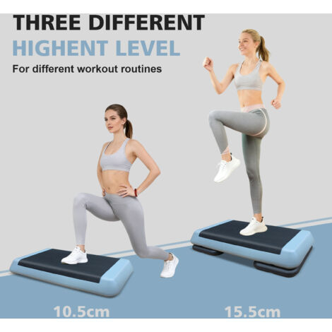Stepper de step 76 cm antidérapant avec 2 niveaux de hauteur salon ...