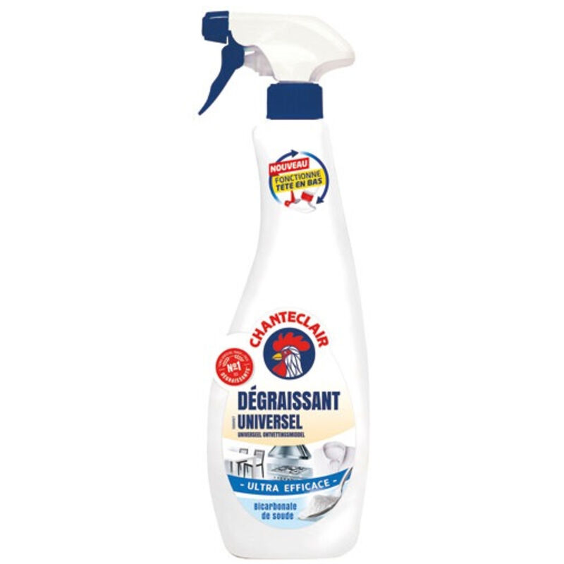 CHANTECLAIR - Chanteclair spray degraissant universel bicarbonate 600 ml