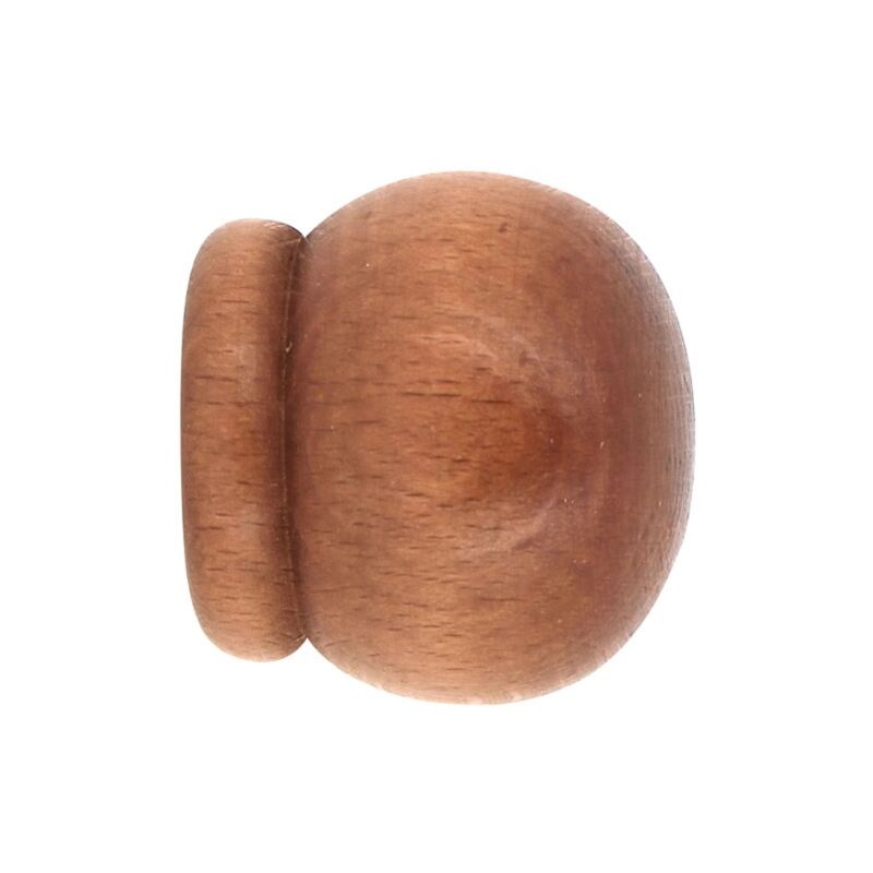 MOBOIS - embout bois anglais Ø28mm à visser merisier x2