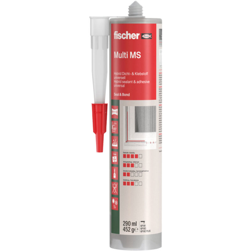 FISCHER - Mastic colle multi-usage ms blanc 290 ml