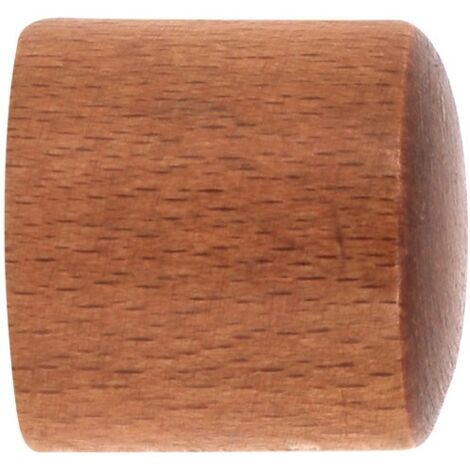 MOBOIS - embout bois bouchon Ø28mm à visser merisier x2