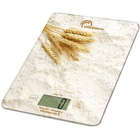 Little Balance Slim USB-R Balance de cuisine blanc jaune