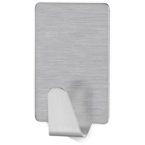 TESA - Crochet adhésif permanent blanc rectangulaire small x 4