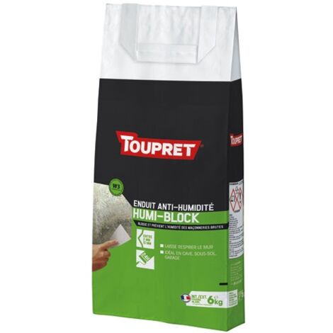 Enduit Traitement Humi Block Poudre 6 Kg - Toupret