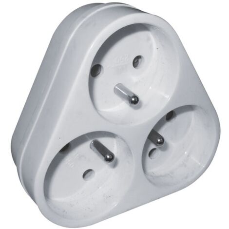 ELECTRALINE - Triplite 2pt 16a blanc