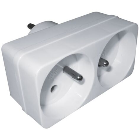 ELECTRALINE - biplite 2pt 16a blanc