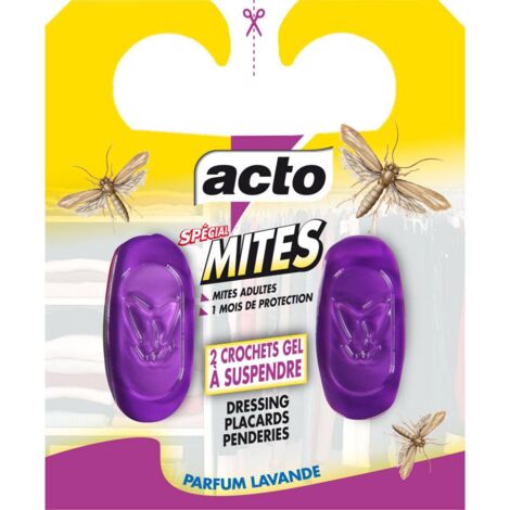 ACTO - Acto crochet spécial mites textile x 2