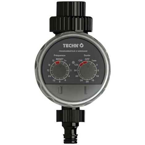 TECHN'o - Programmateur d'arrosage 1 voie avec électrovanne à bille