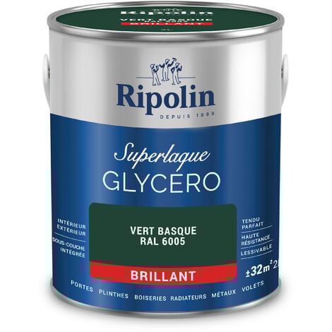 Ripolin - Peinture Couleur Superlaque Glycéro 2en1 Brillant - 2L - Vert ...