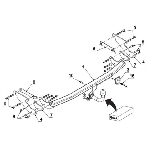 Attelage de remorquage pour Grand Scenic 4 systeme amovible horizontal ...
