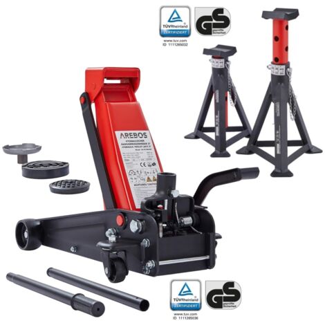 AREBOS 3t Martinetto idraulico di manovra Martinetti per auto