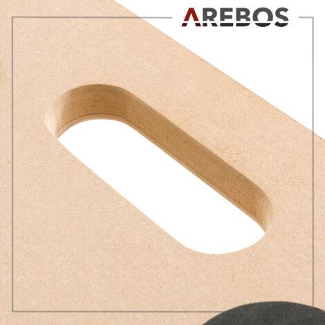 AREBOS 6x Rolkar Meubelkar Verplaatsingsplatform Transportkar Dolly 200kg