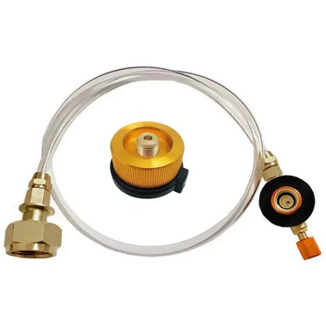 Adaptateur pour rechaud portable de randonnee et bouteille plate GPL ...