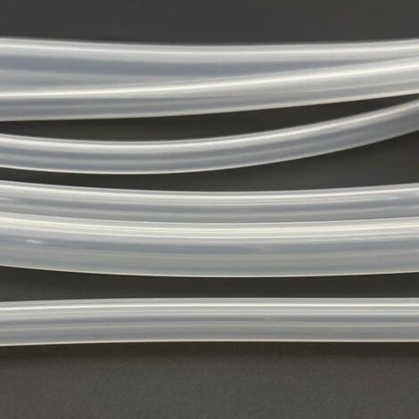 Tuyau en silicone transparent 4x8 mm flexible haute temperature 5m ...
